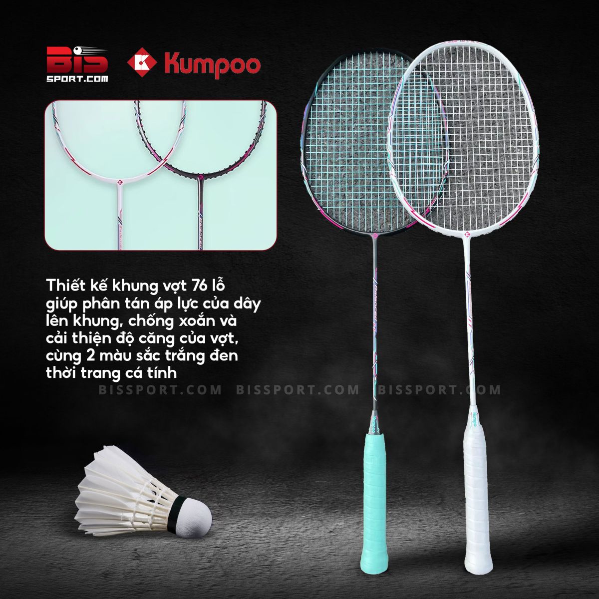 Vợt cầu lông Kumpoo Balance 11 - 4U - Công Thủ Toàn Diện